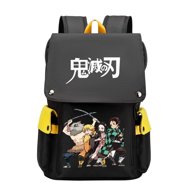 Demon Slayer Anime Luminous Multifunction Backpack Travel Bag For Men