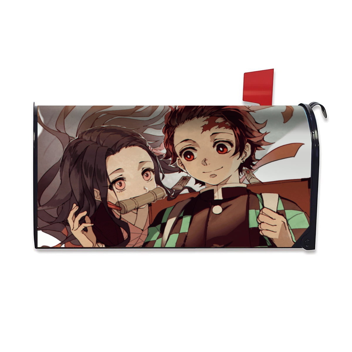 Demon Slayer Anime Magnetic Mailbox Cover Decorative Mailbox Package ...