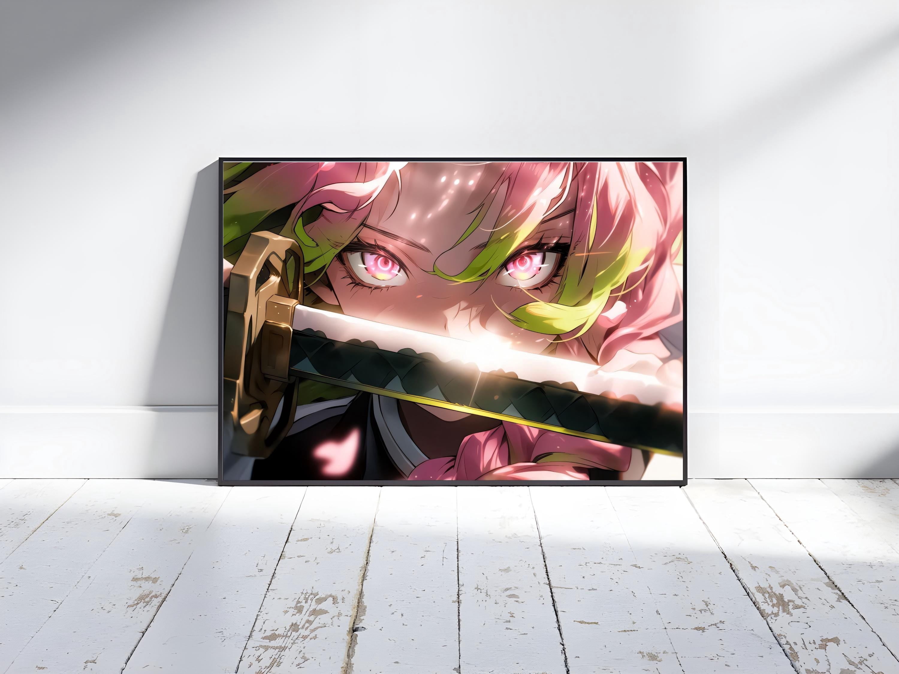 Demon Slayer Anime Mitsuri Poster Mitsuri Wall Art Hashira Poster High ...