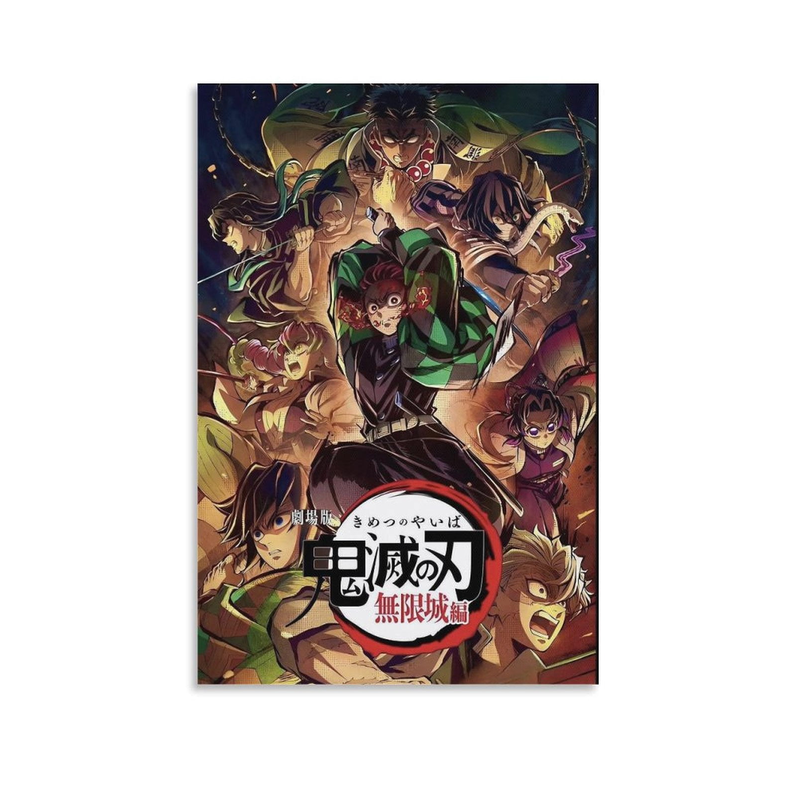Demon-Slayer Anime Poster (18) Print Photo Art Painting Canvas Poster ...