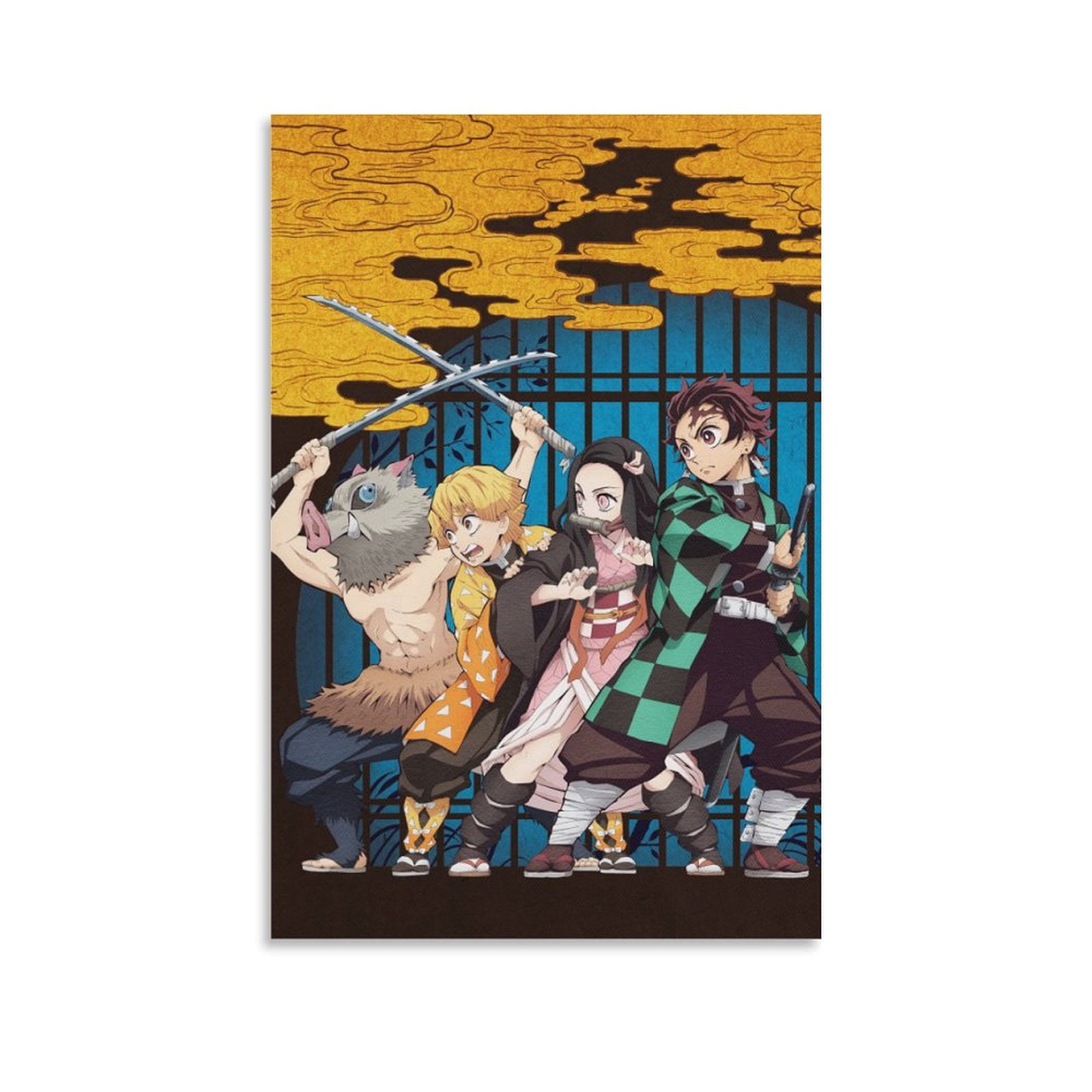 Demon-Slayer Anime Poster (38) Picture Print Canvas Poster Wall Paint ...