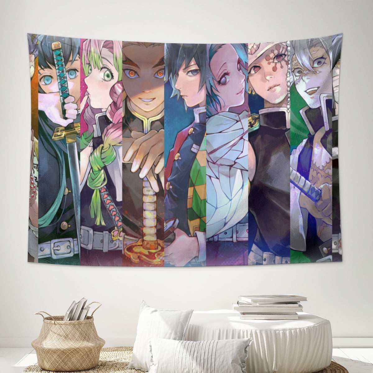 Demon Slayer Anime Poster Tapestry - Large Wall Art Background ...