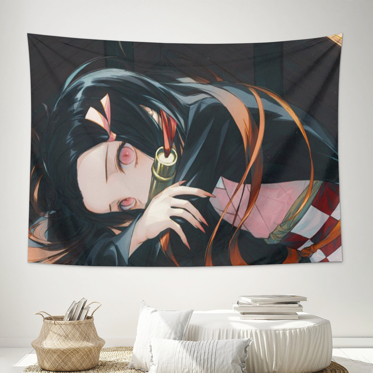 Demon Slayer Anime Poster Tapestry - Large Wall Art Background ...
