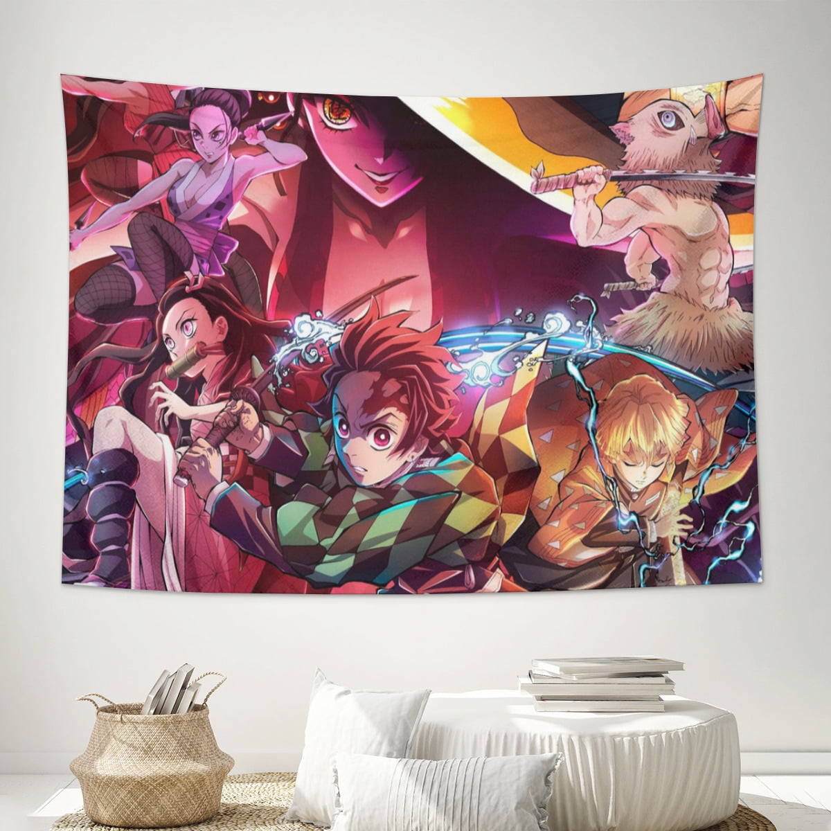 Demon Slayer Anime Poster Tapestry - Large Wall Art Background ...