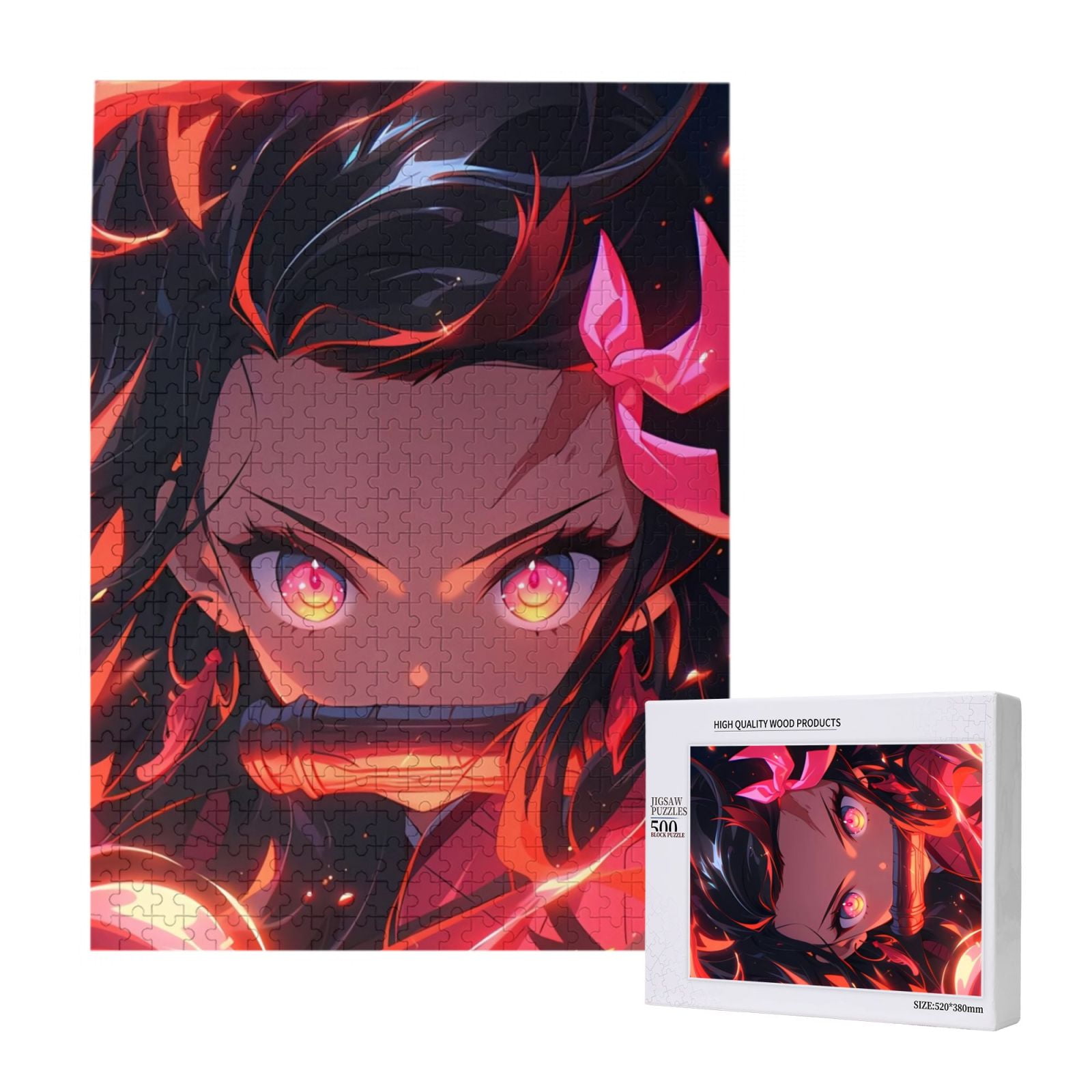 Demon Slayer Anime Puzzles Boys Girls Teens 300/500/1000 Piece Wooden ...