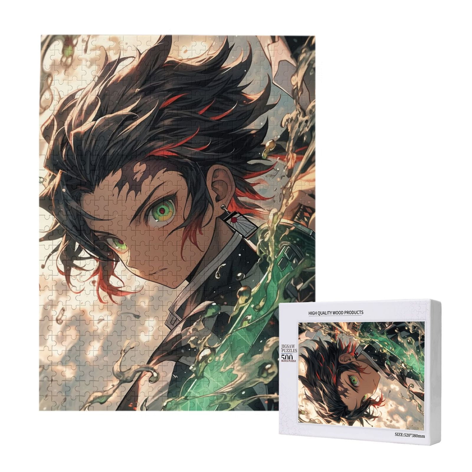 Demon Slayer Anime Puzzles Boys Girls Teens 300/500/1000 Piece Wooden ...