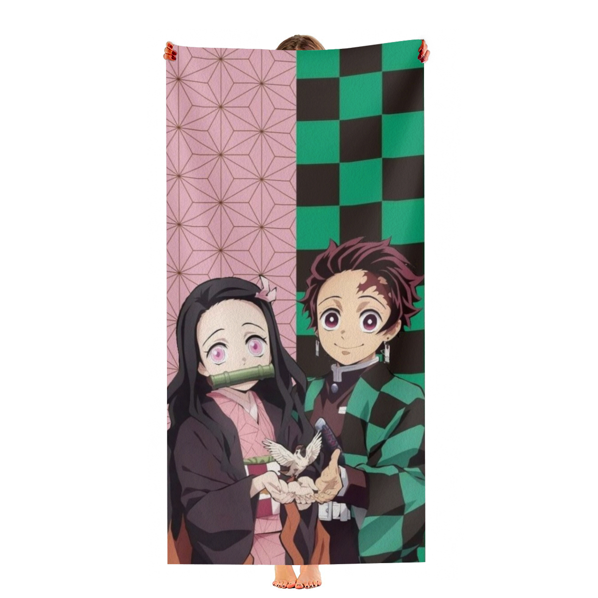 Demon Slayer Anime Super Soft Cotton Bath/Pool/Beach Towel, 60 in x 30 ...