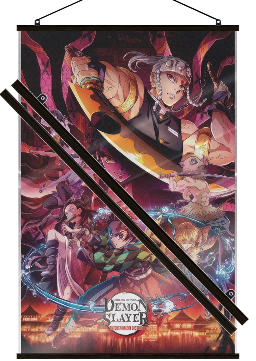 Demon Slayer - Anime TV Show Poster (Regular Style - Key Art) (Size: 24 ...