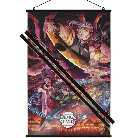 Demon Slayer - Anime TV Show Poster (Regular Style - Key Art) (Size: 24 ...