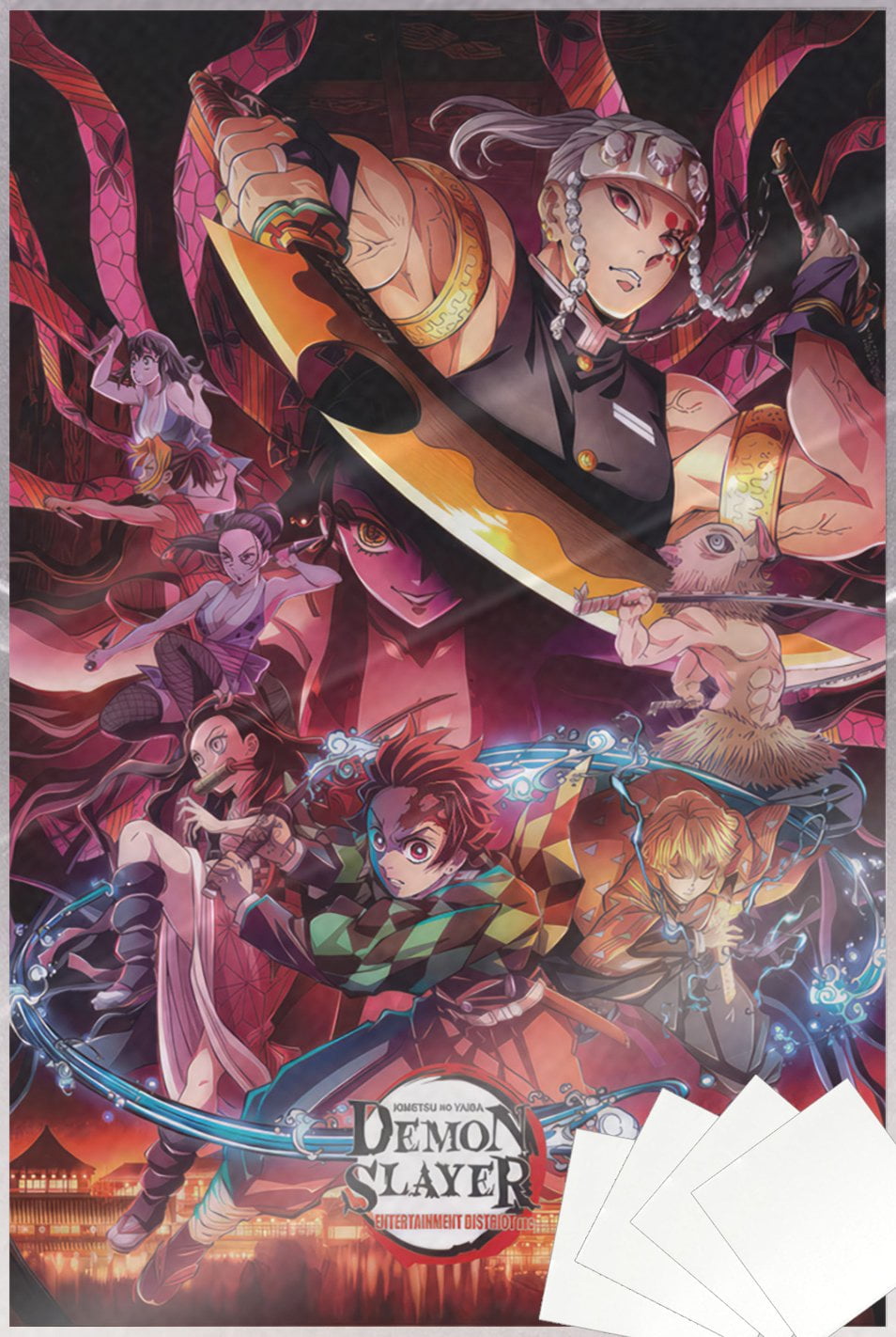 Demon Slayer - Anime TV Show Poster (Regular Style - Key Art) (Size: 24 ...