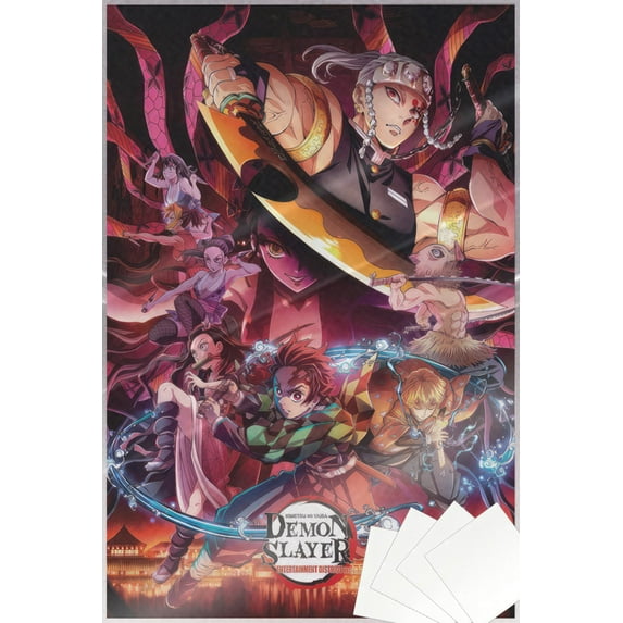 Demon Slayer - Anime TV Show Poster (Regular Style - Key Art) (Size: 24 ...