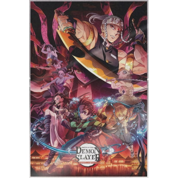 Demon Slayer - Anime TV Show Poster (Regular Style - Key Art) (Size: 24 ...