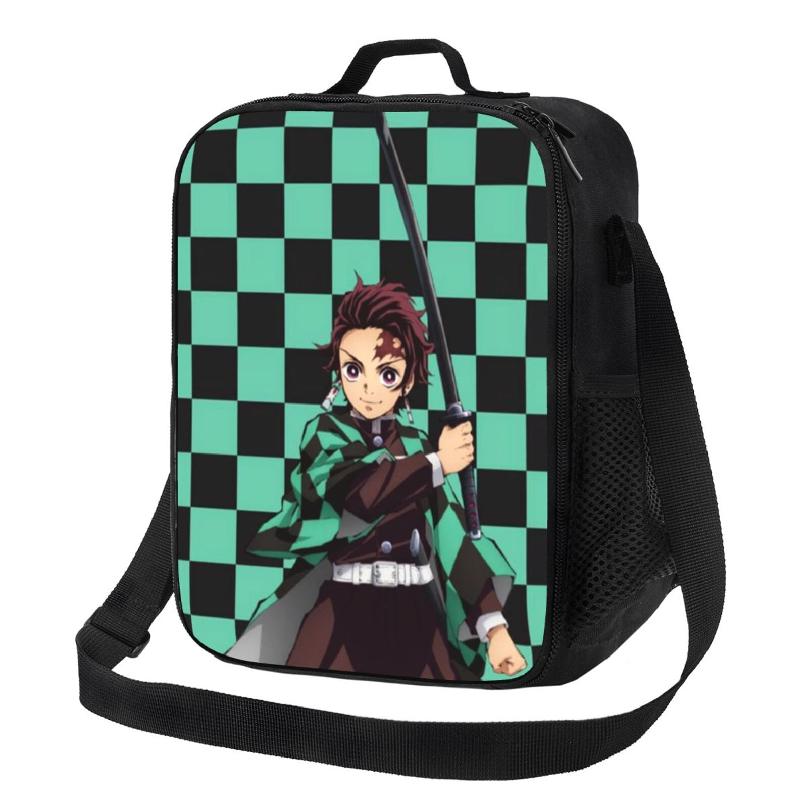 Demon Slayer Anime Tanjiro Insulated Lunch Bag Lunch Box Lightweight ...