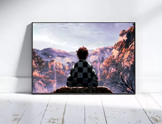 Demon Slayer Anime Tanjiro Poster, Tanjiro Wall Art, Tanjiro Poster ...