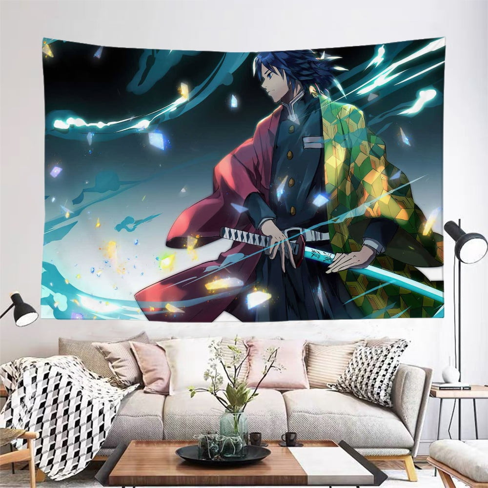 Demon Slayer Anime Tapestry Funny Tapestry for Kids Birthday Supplies ...