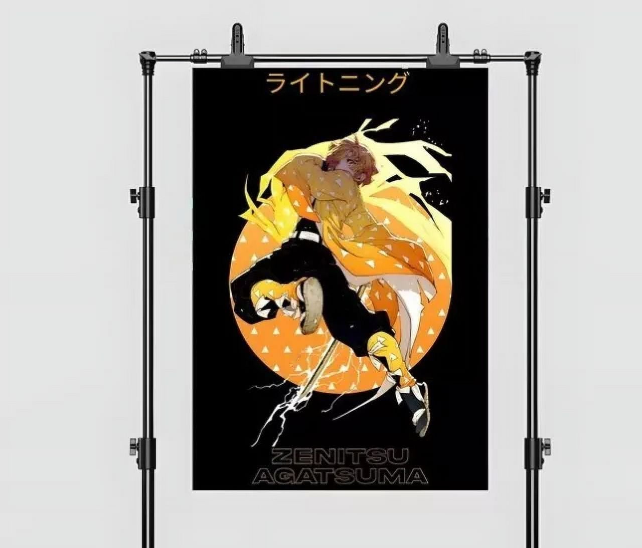 Demon Slayer Anime Zenitsu Poster, Zenitsu Wall Art, Demon Slayer ...