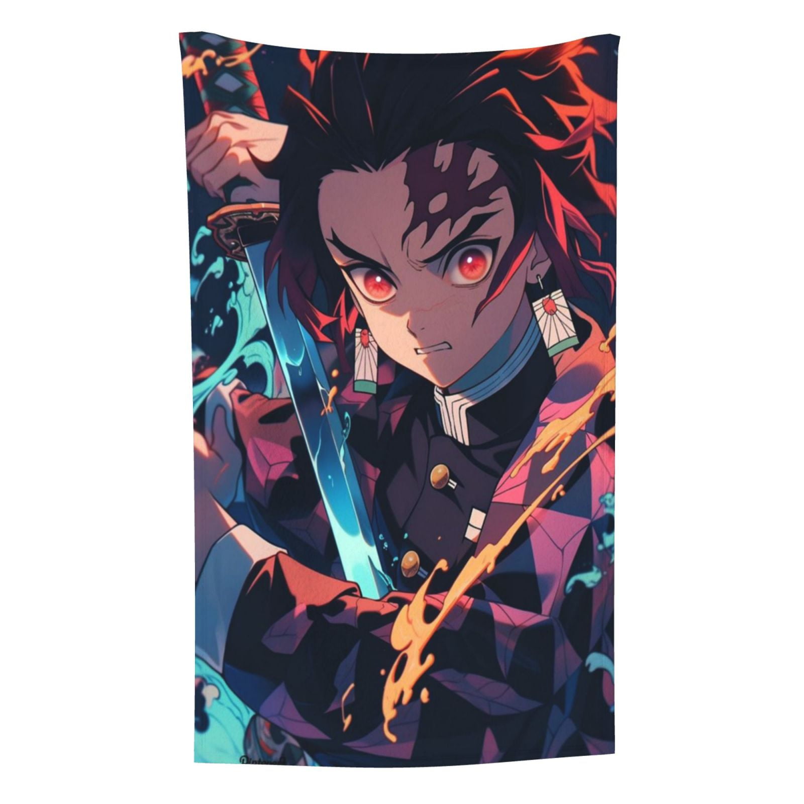 Demon Slayer Anti-Pilling Flannel 32"X48" Super Soft Plush Air ...