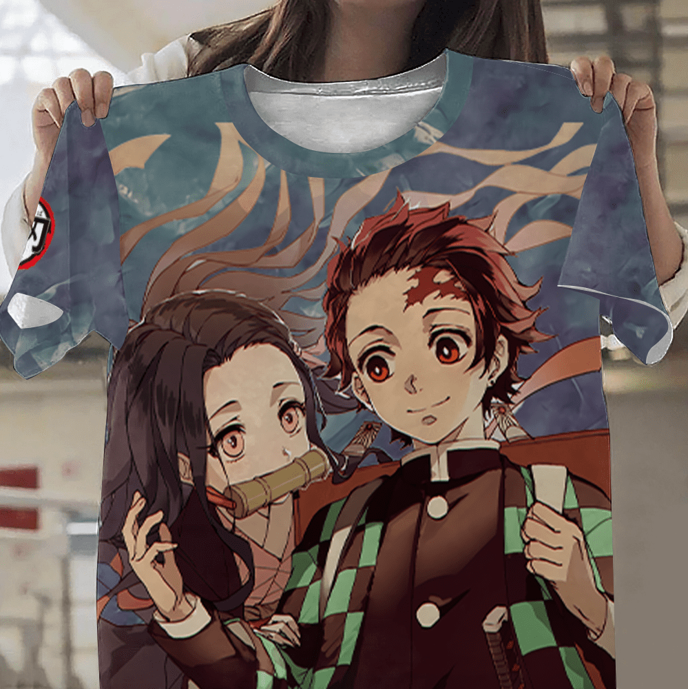 Demon Slayer Babies, Toddlers, and Boys' Tee Retro Short Sleeve Demon ...