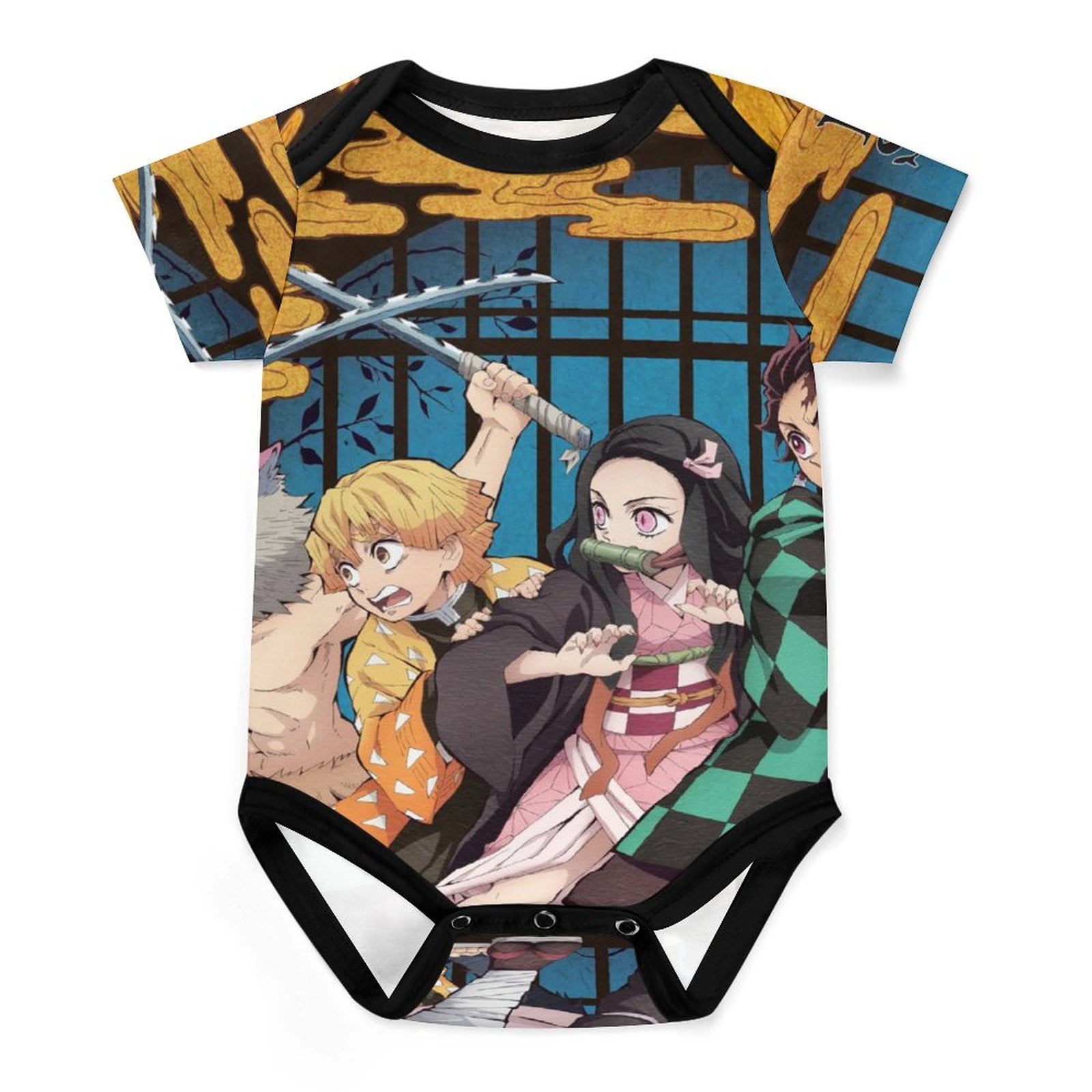 Demon Slayer Baby Bodysuit Boy Girl Clothes Soft Newborn Infant Outfit ...