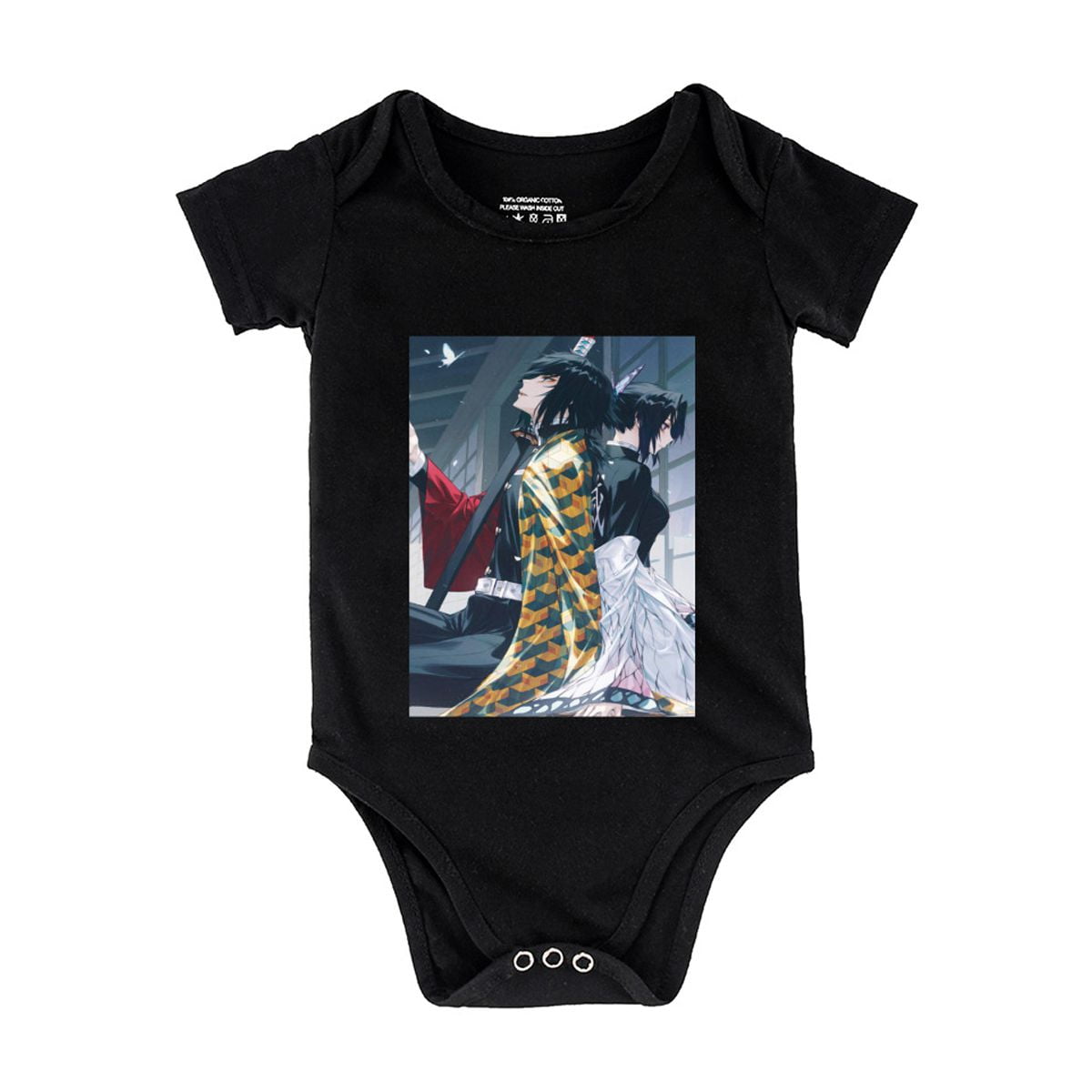 Demon Slayer Baby Boy Girl Romper Newborn Cute Onesie Clothes Black 24M ...