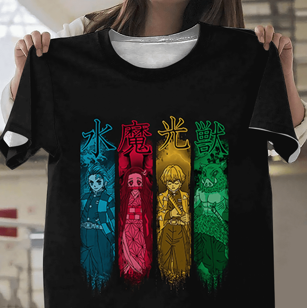 Demon Slayer Baby Toddler Tshirts Retro Round Neck Kamado Tanjirou ...