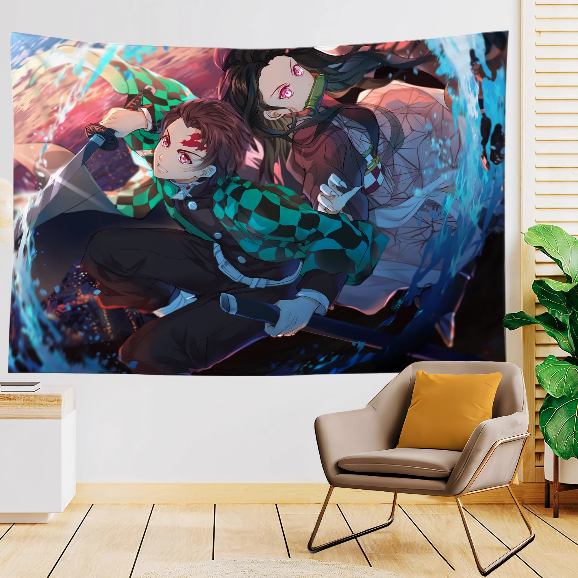 Demon Slayer Backdrop Attractive Photography Backdrops for Home ...