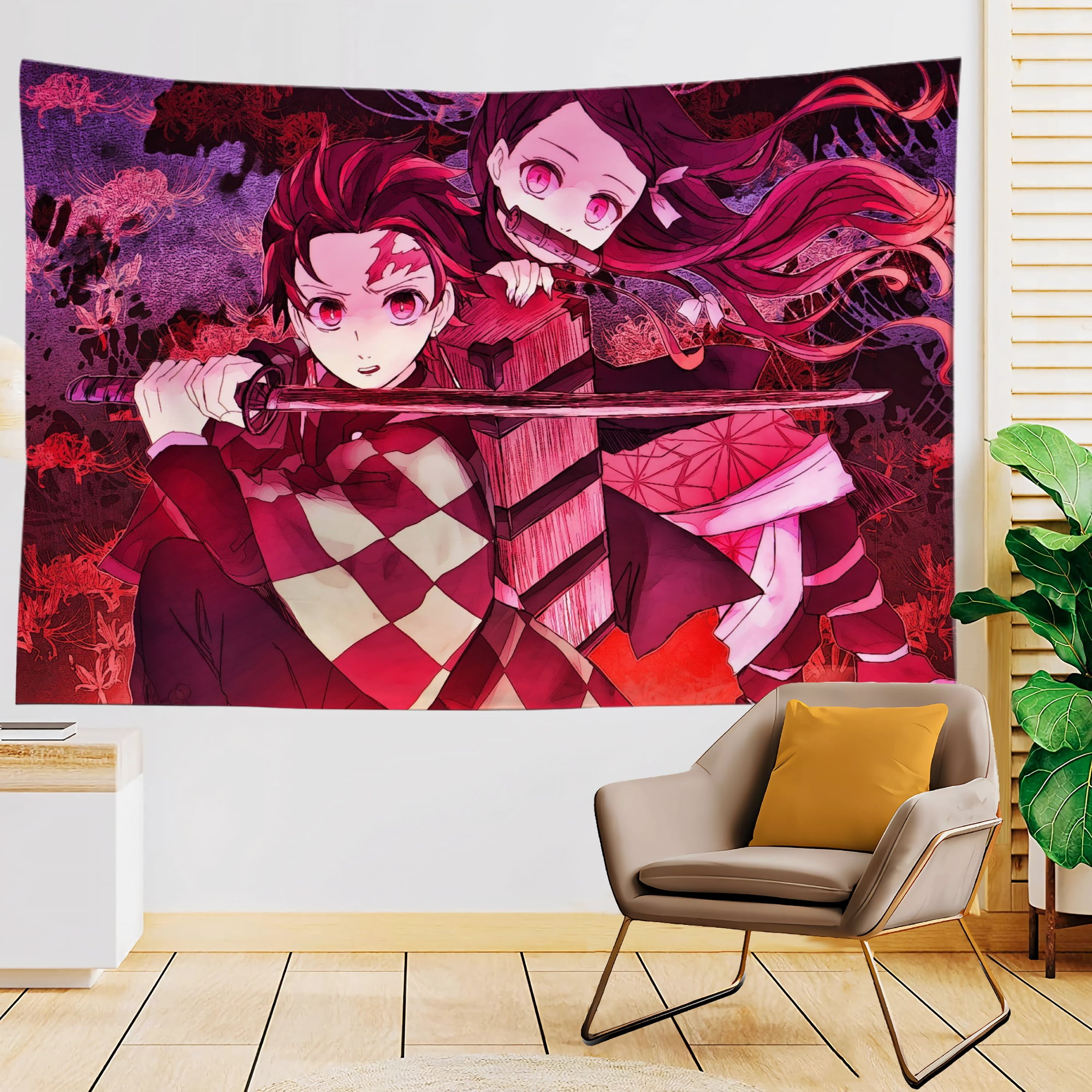 Demon Slayer Backdrop Attractive Photography Backdrops for Home ...