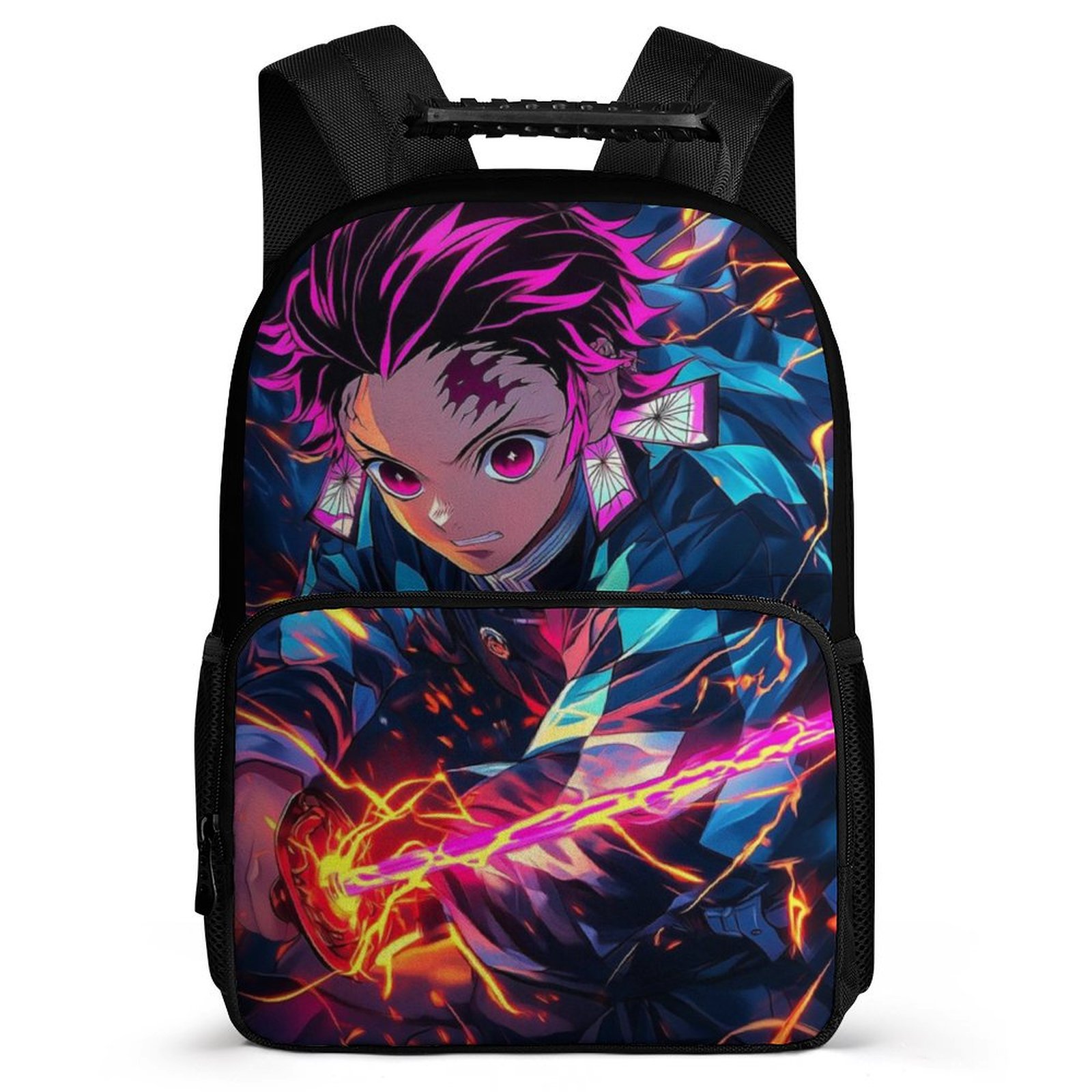 Demon Slayer Backpack 16 Inch Shoulder Laptop Bookbags Casual College ...