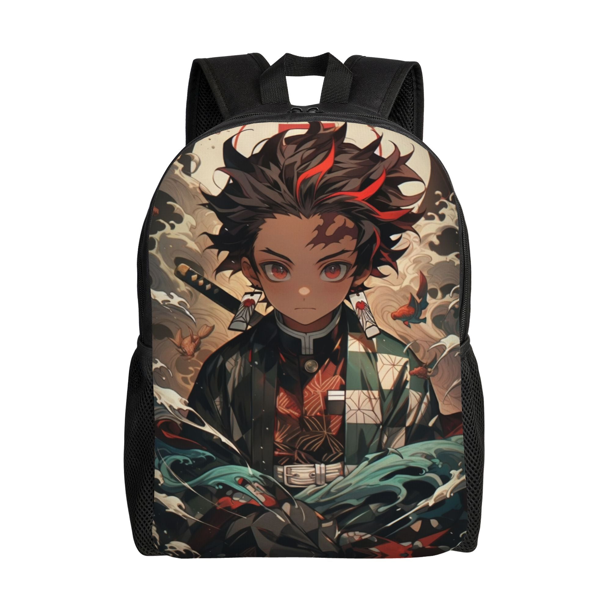 Demon Slayer Backpack Simple Lightweight Casual Backpack Travel ...