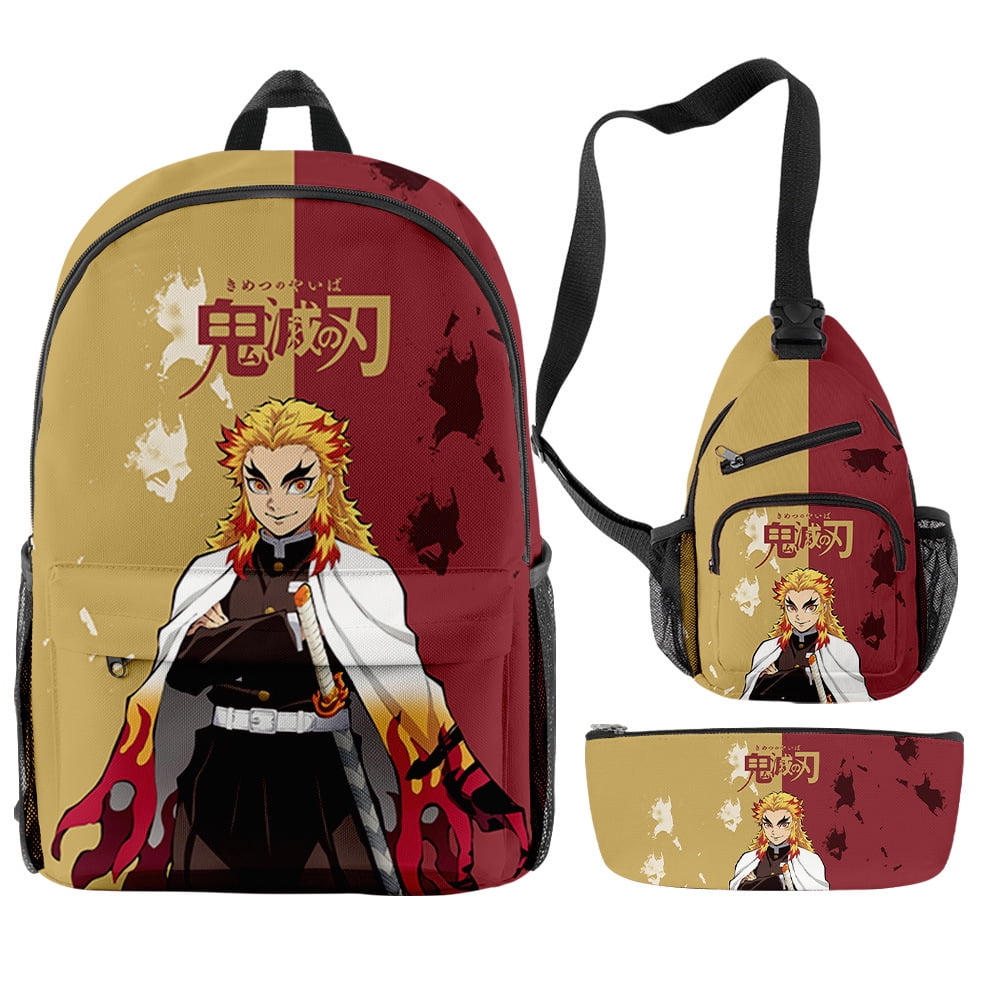 Demon Slayer Backpack, Anime Nezuko Tanjirou Backpack Bag Demon Slayer ...