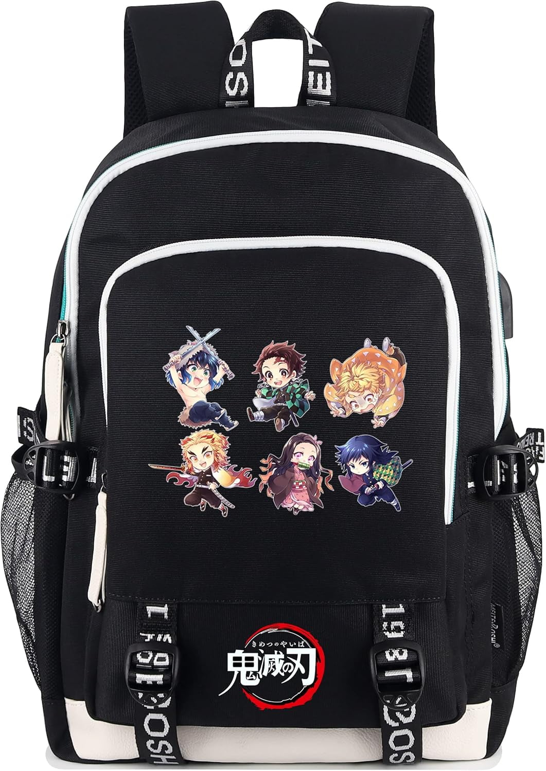 Demon Slayer Backpack Bag Laptop Rucksack Fit 15.6 Inch with USB ...