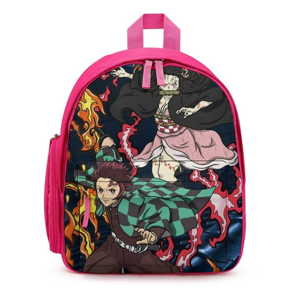 Demon Slayer Backpack Cute Print Daypack Lightweight Casual Backpack ...
