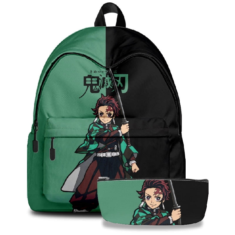 Demon Slayer Backpack Set,Lightweight Durable Polyester Backpacks with ...