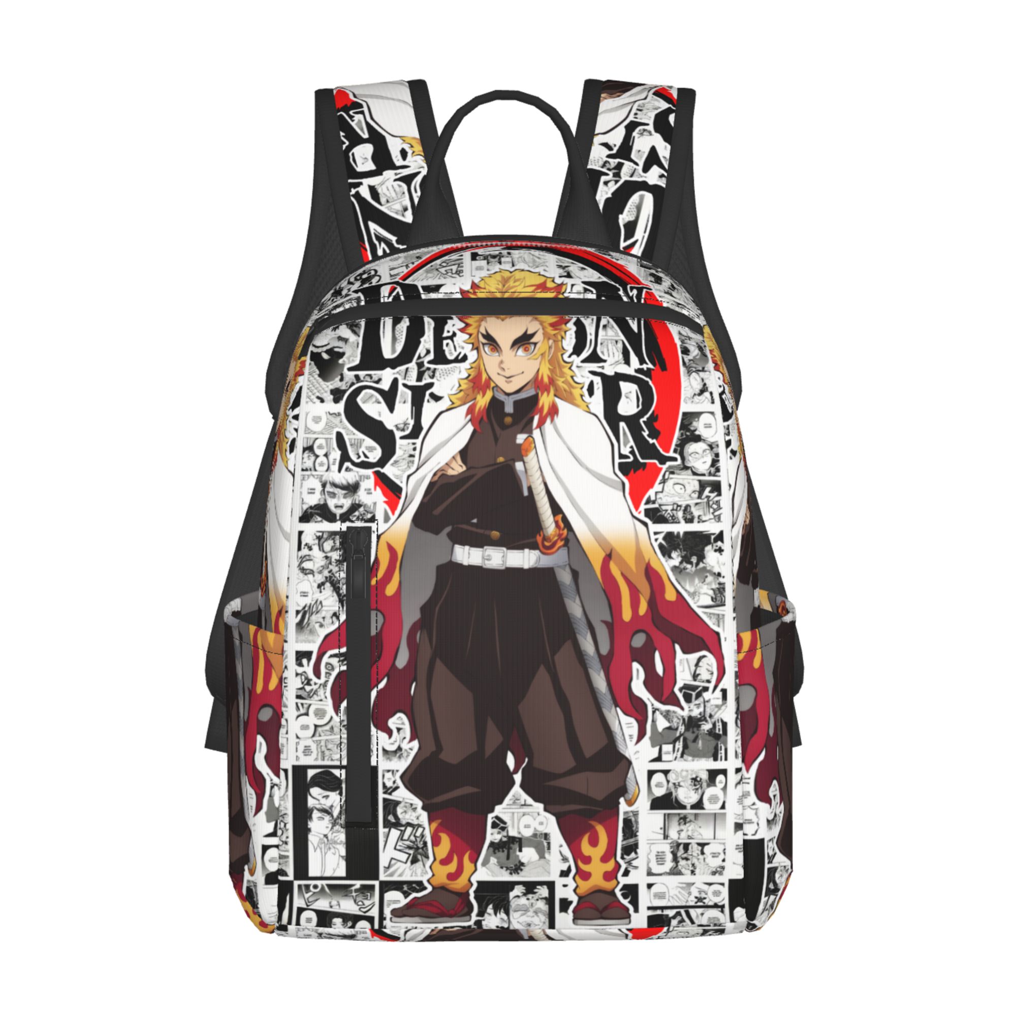 Demon Slayer Backpack Casual Bookbag Laptop Backpacks Daypack for Men ...