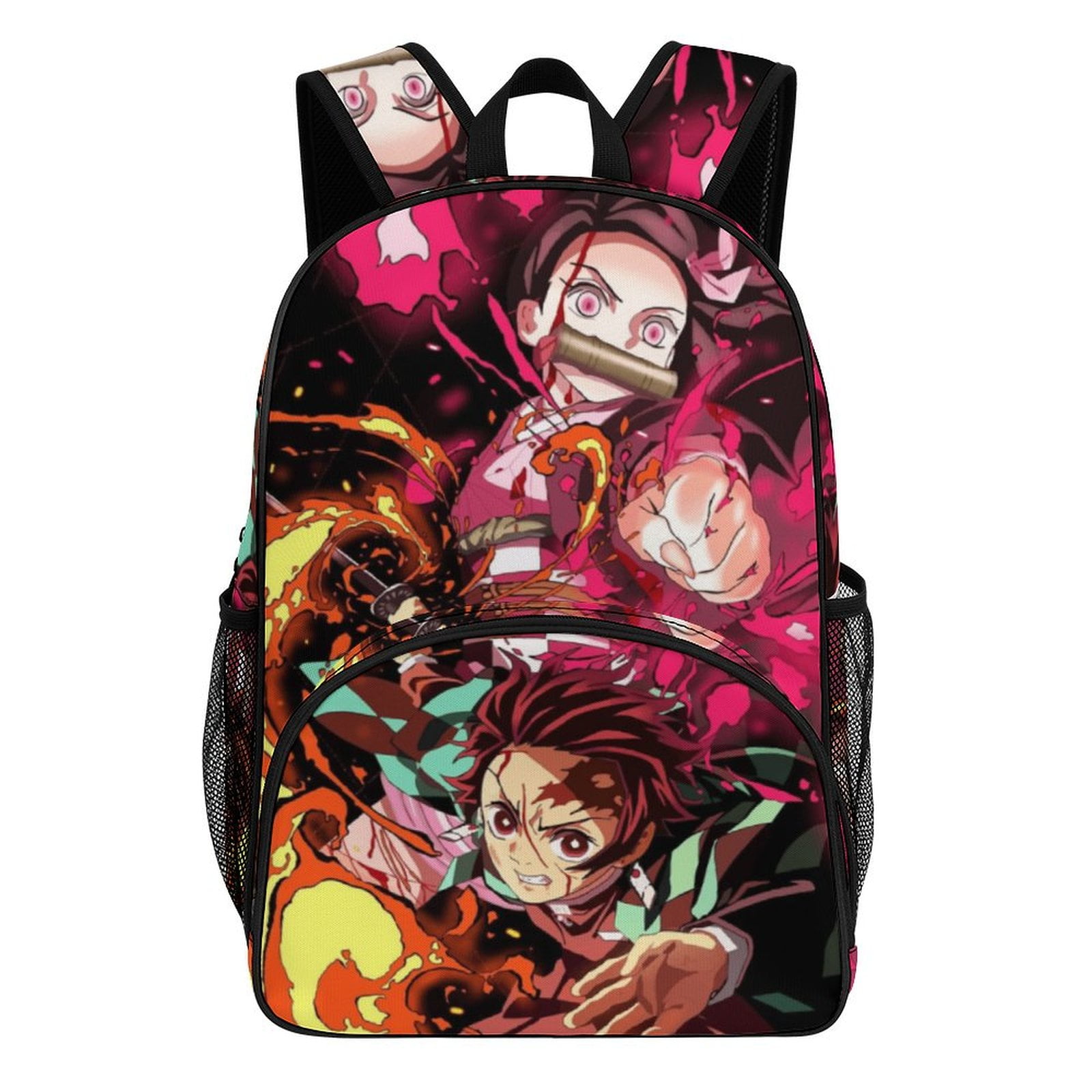 Demon Slayer Backpacks Bookbag Casual Daypack for Travel Camping Hiking ...