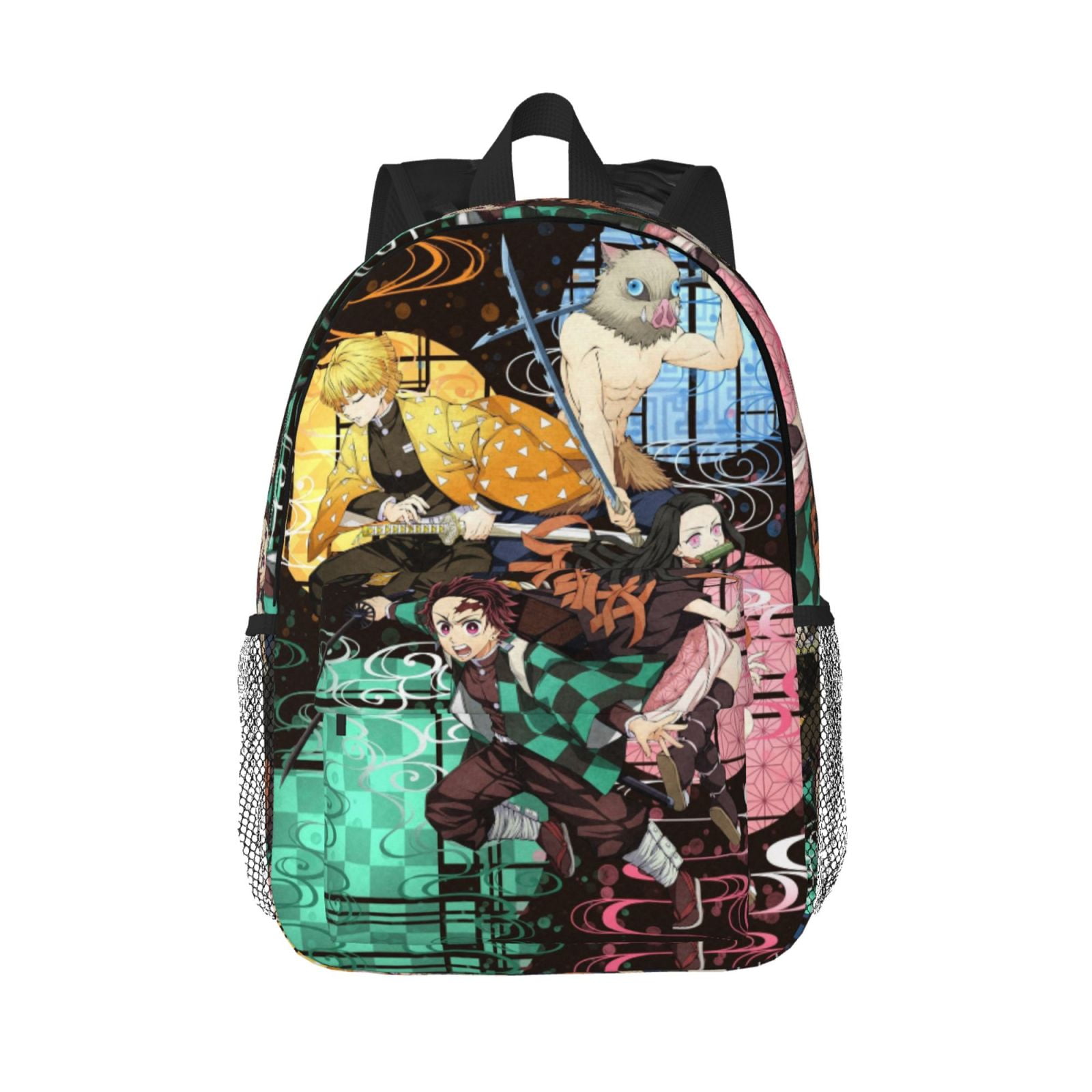 Demon Slayer Backpac Large Capacity Laptop Bags Lightweight Work Travel ...