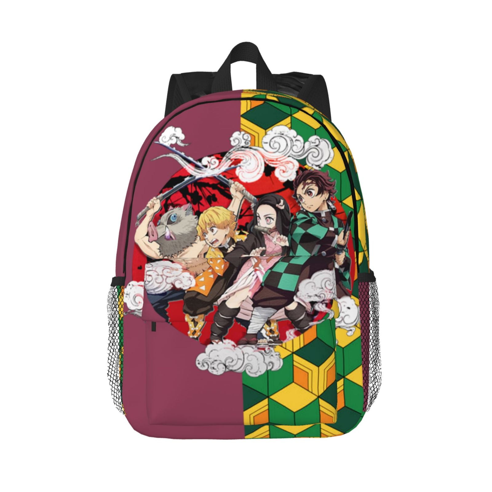 Demon Slayer Backpac Large Capacity Laptop Bags Lightweight Work Travel ...