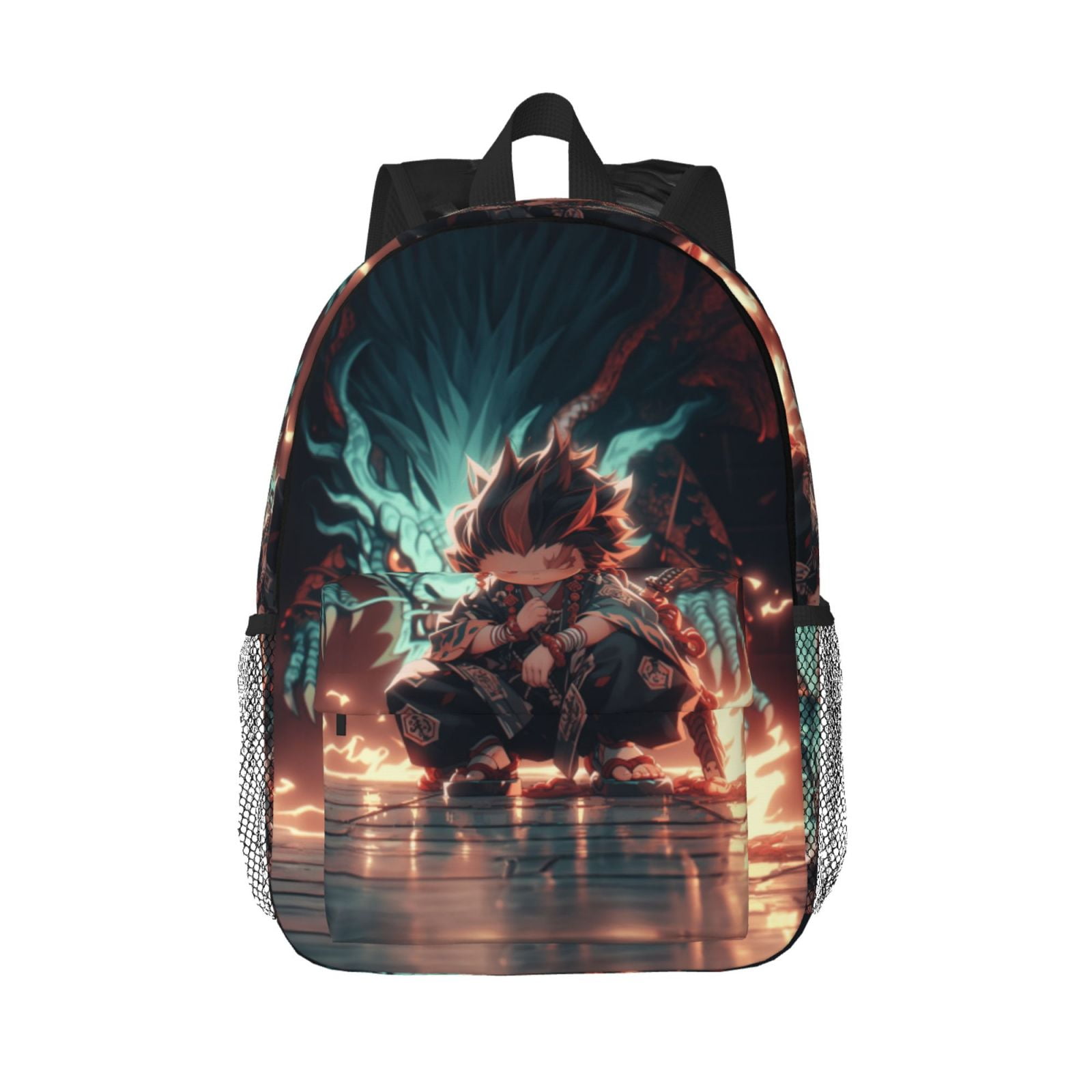 Demon Slayer Backpac Large Capacity Laptop Bags Lightweight Work Travel ...
