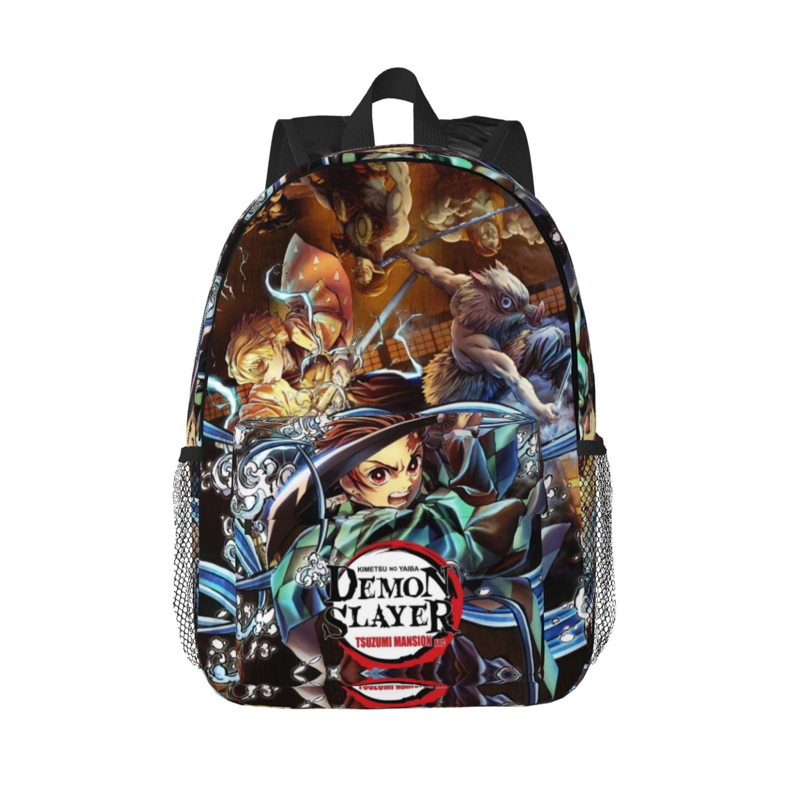 Demon Slayer Backpac Large Capacity Laptop Bags Lightweight Work Travel ...