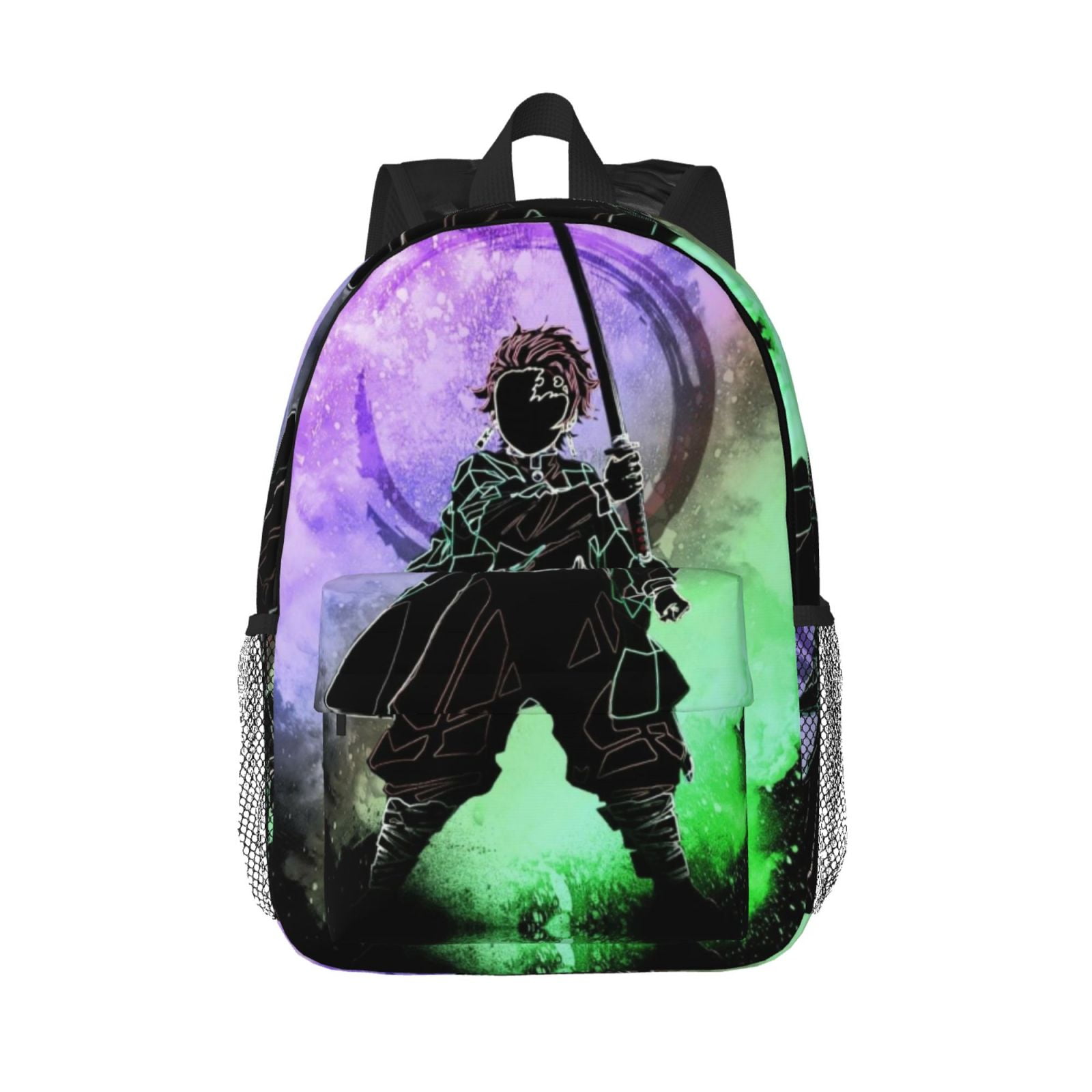 Demon Slayer Backpacks Cartoon Prints Large Capacity Laptop Bags ...