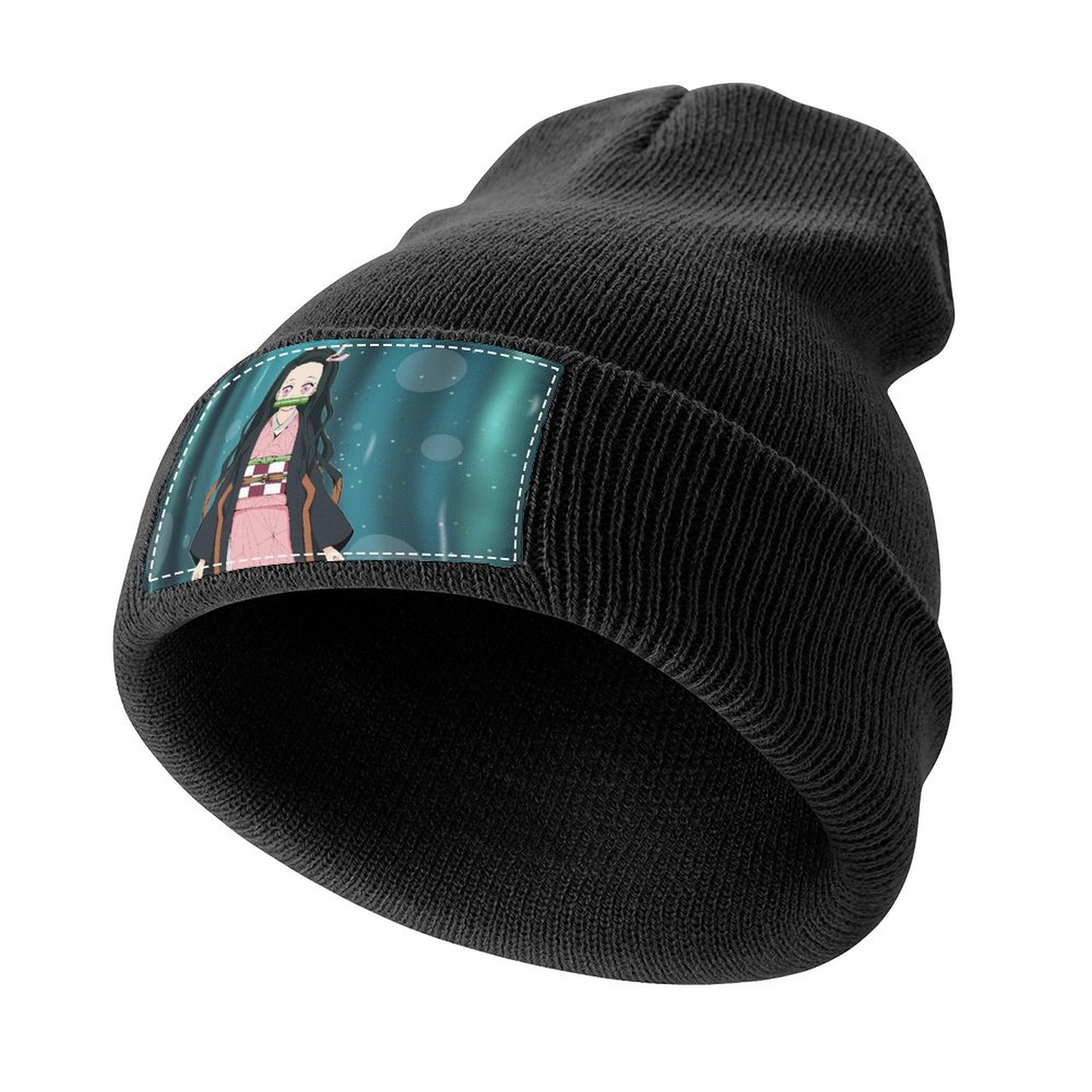 Demon Slayer Beanie Men Slouchy Knit Skull Cap Warm Stocking Hats Guys ...