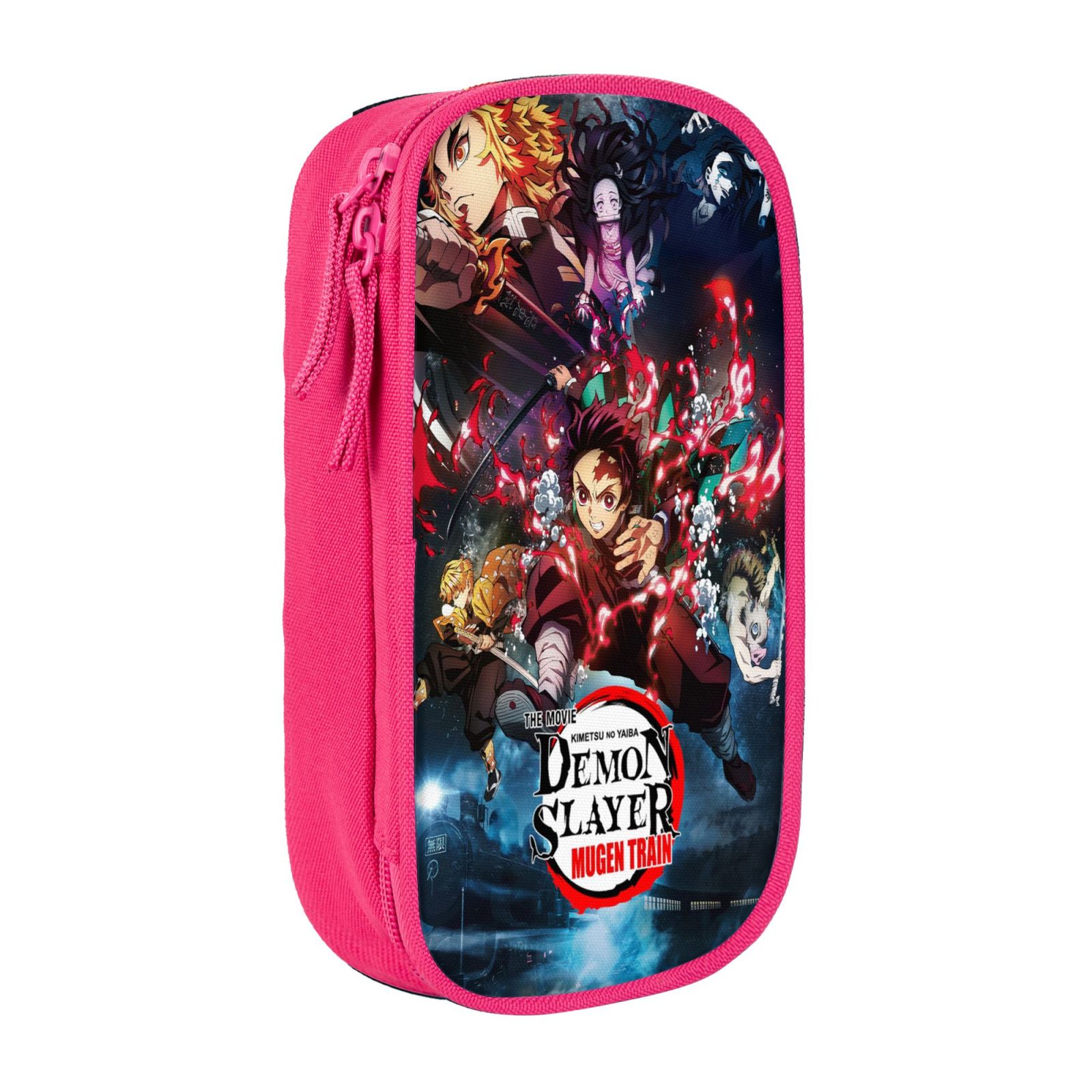 Demon Slayer Big Capacity Pencil Case, Large Capacity Aesthetic Pencil ...