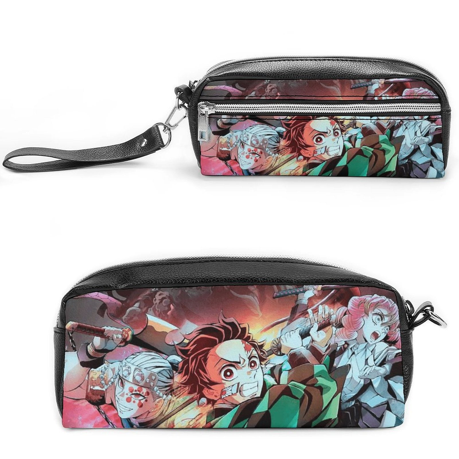 Demon Slayer Big Capacity Pencil Case, Large Pencil Pouch Pen Box Bag ...