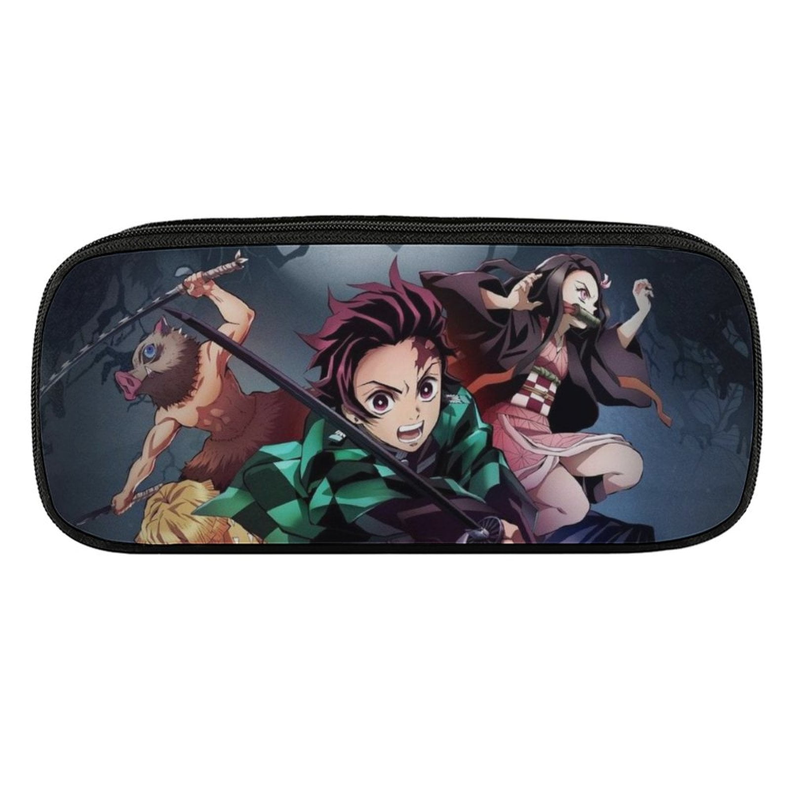 Demon Slayer Big Capacity Pencil Case, Large Pencil Pouch Pen Box Bag ...