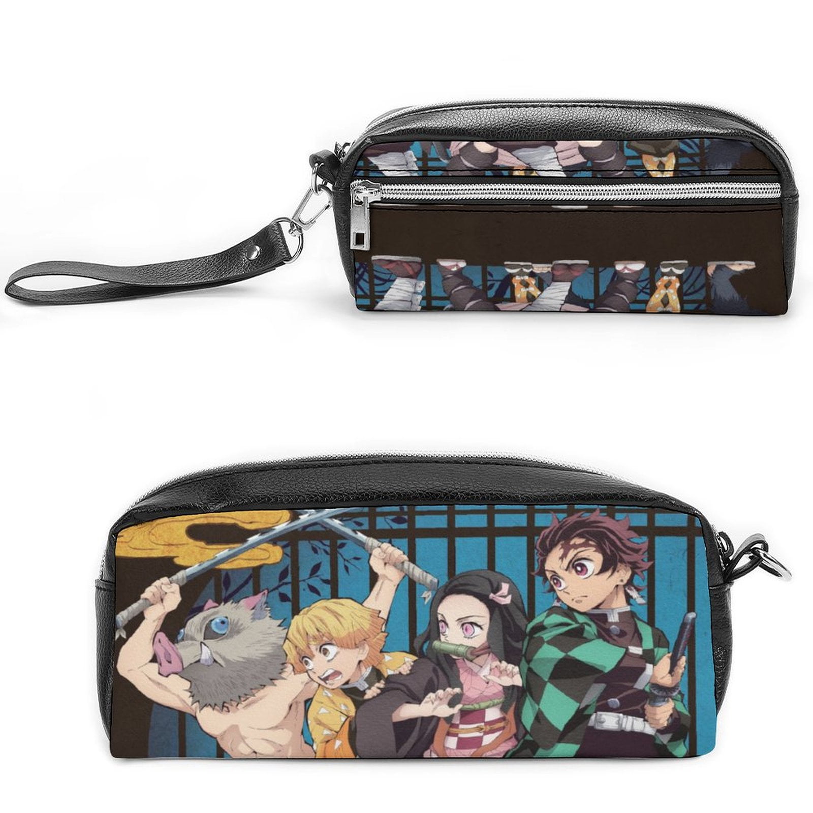 Demon Slayer Big Capacity Pencil Case, Large Pencil Pouch Pen Box Bag Pencil Cases Holder ...