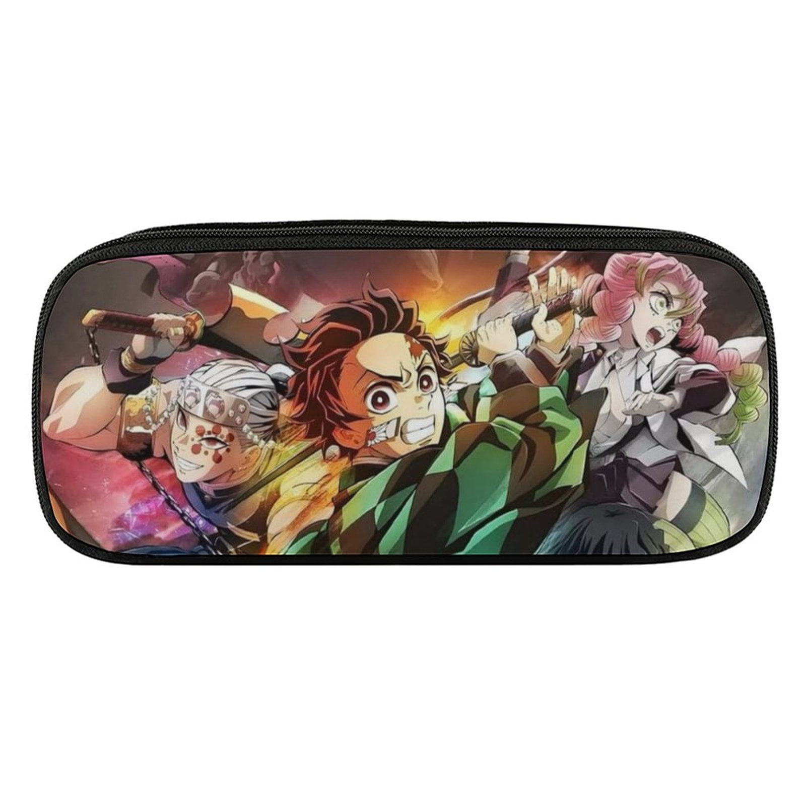 Demon Slayer Big Capacity Pencil Case, Large Pencil Pouch Pen Box Bag ...