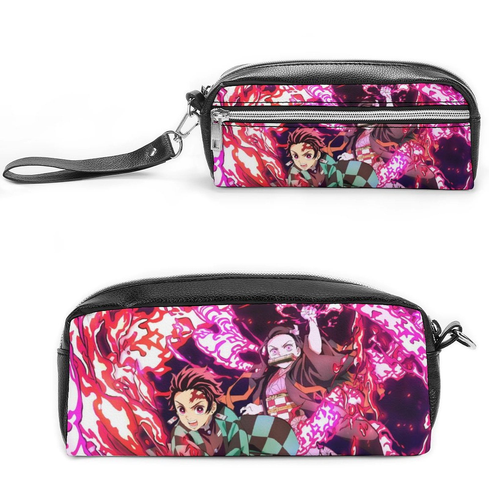 Demon Slayer Big Capacity Pencil Case, Large Pencil Pouch Pen Box Bag ...