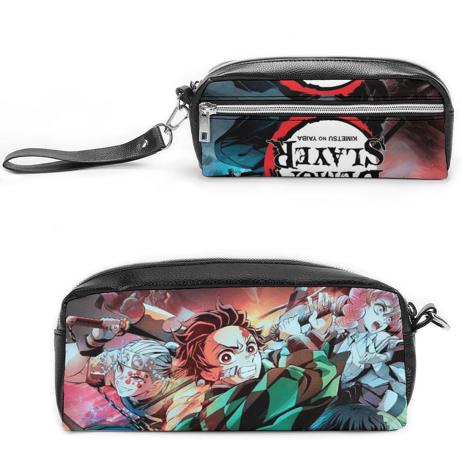 Demon Slayer Big Capacity Pencil Case, Large Pencil Pouch Pen Box Bag ...