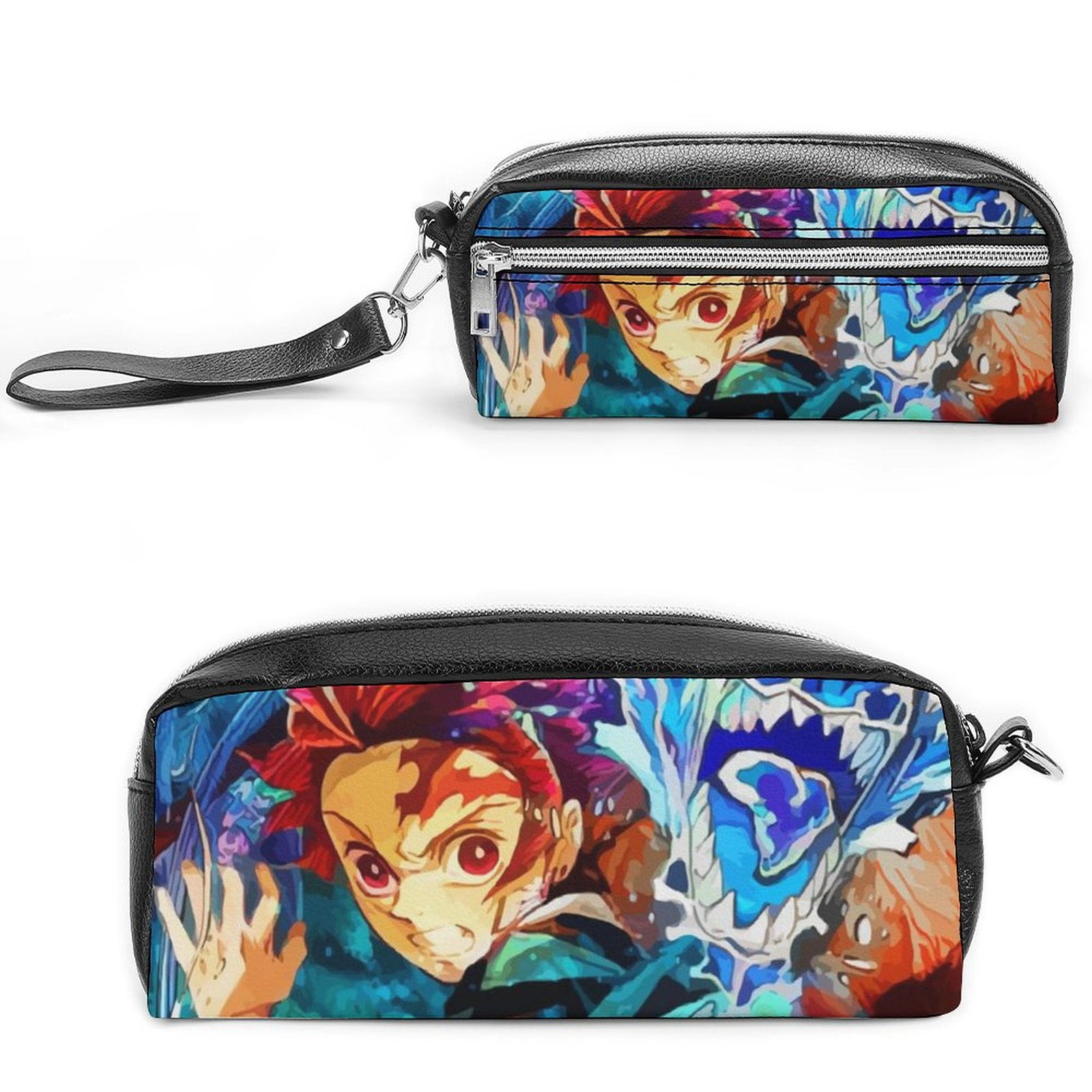 Demon Slayer Big Capacity Pencil Case, Large Pencil Pouch Pen Box Bag ...