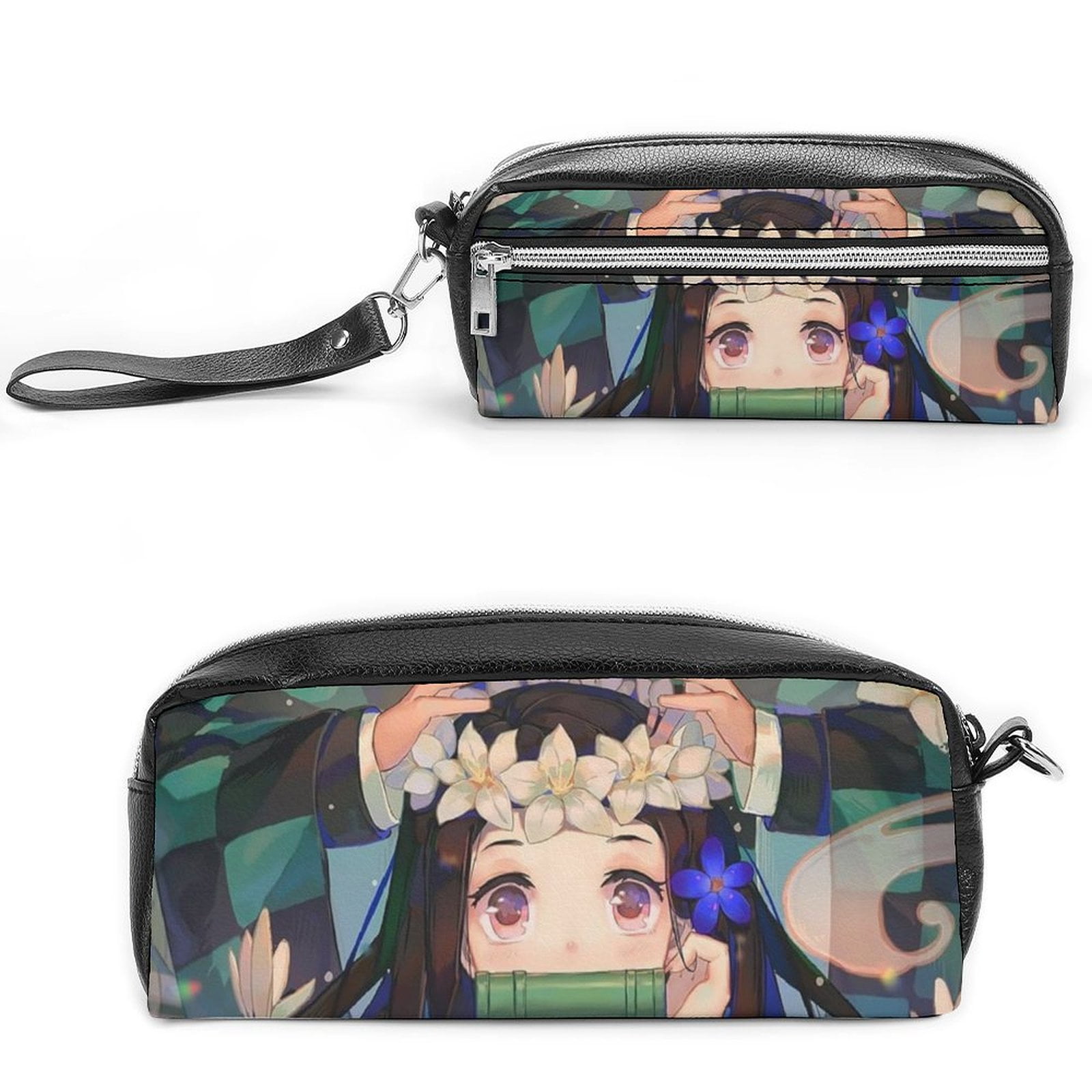 Demon Slayer Big Capacity Pencil Case, Large Pencil Pouch Pen Box Bag ...